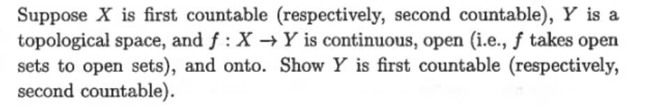 Solved Suppose X is first countable (respectively, second | Chegg.com