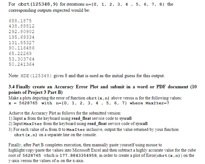 Solved For cbrt (125348,9) for iterations | Chegg.com