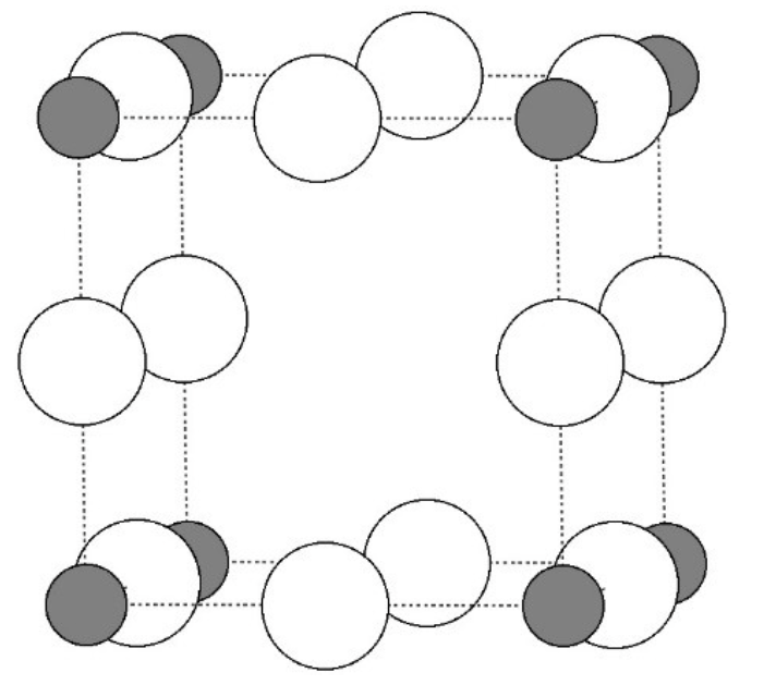 Solved The crystal structure of rhenium oxide is shown | Chegg.com