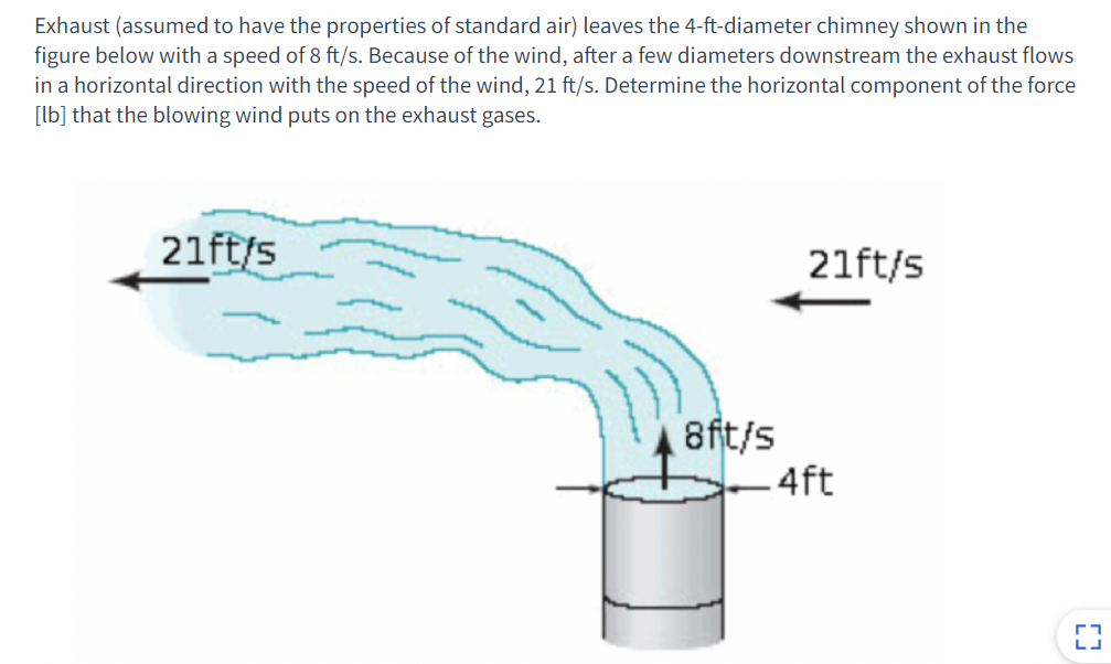 Solved Exhaust (assumed to have the properties of standard | Chegg.com