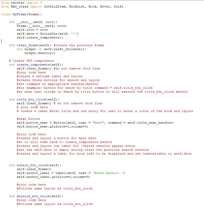 Solved Python Topics Methods Inheritance Extending 