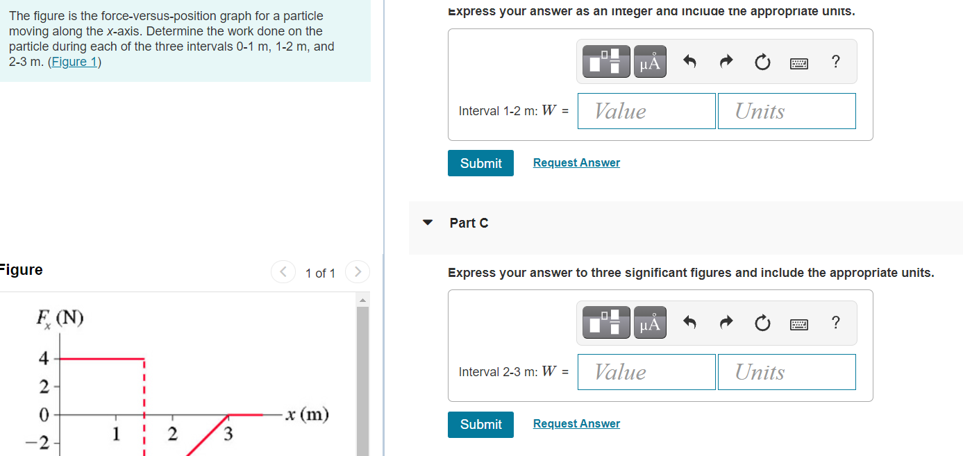 Solved The figure is the force-versus-position graph for a | Chegg.com