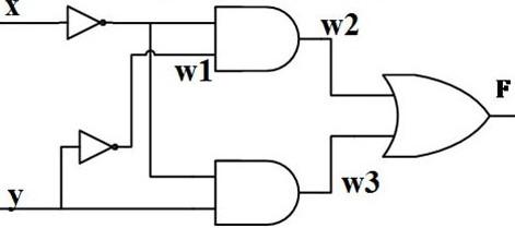 Solved Write the Boolean expression for w1, w2, w3 and F | Chegg.com