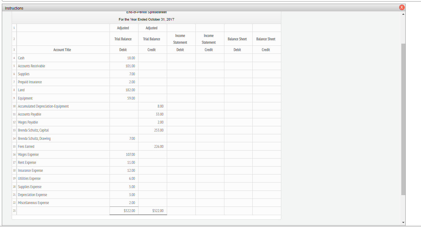 Ena-or-Perioa spreaosneet | Chegg.com