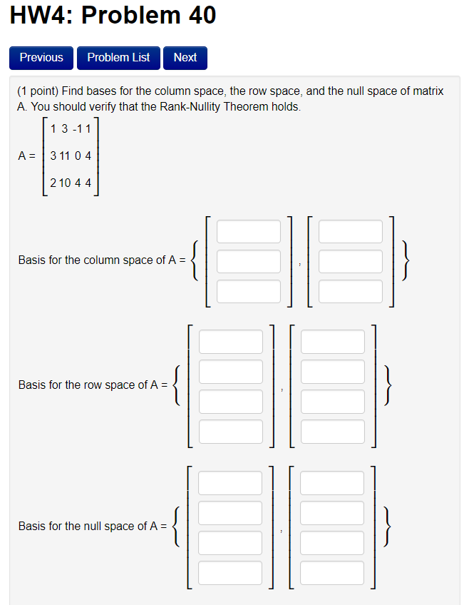 Solved HW4: Problem 40 Previous Problem List Next (1 point) | Chegg.com