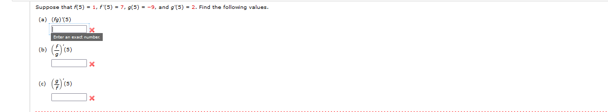Solved Find f′(x) and f′′(x). f(x)=x2−5x f′(x)= f′′(x)= [−/1 | Chegg.com