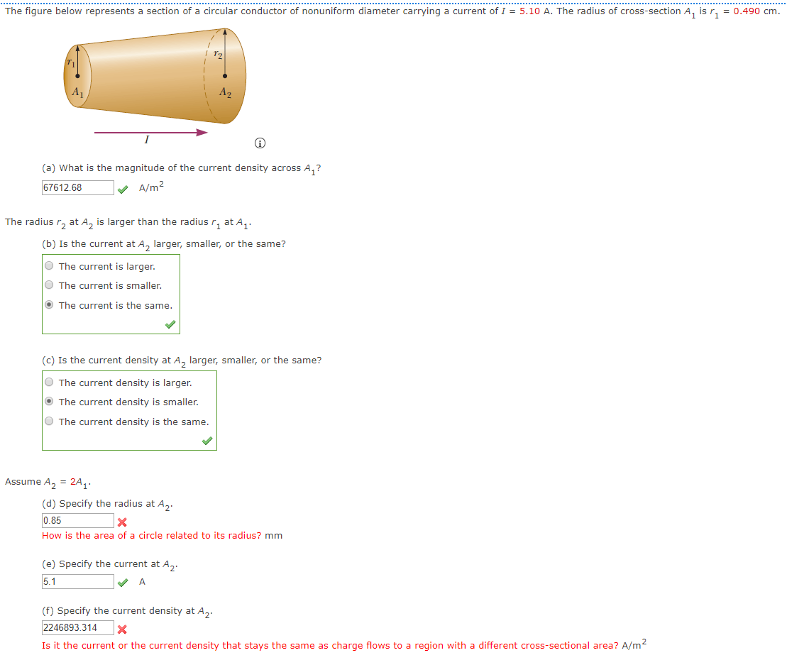 Solved The figure below represents a section of a circular | Chegg.com