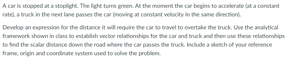 Solved A car is stopped at a stoplight. The light turns | Chegg.com