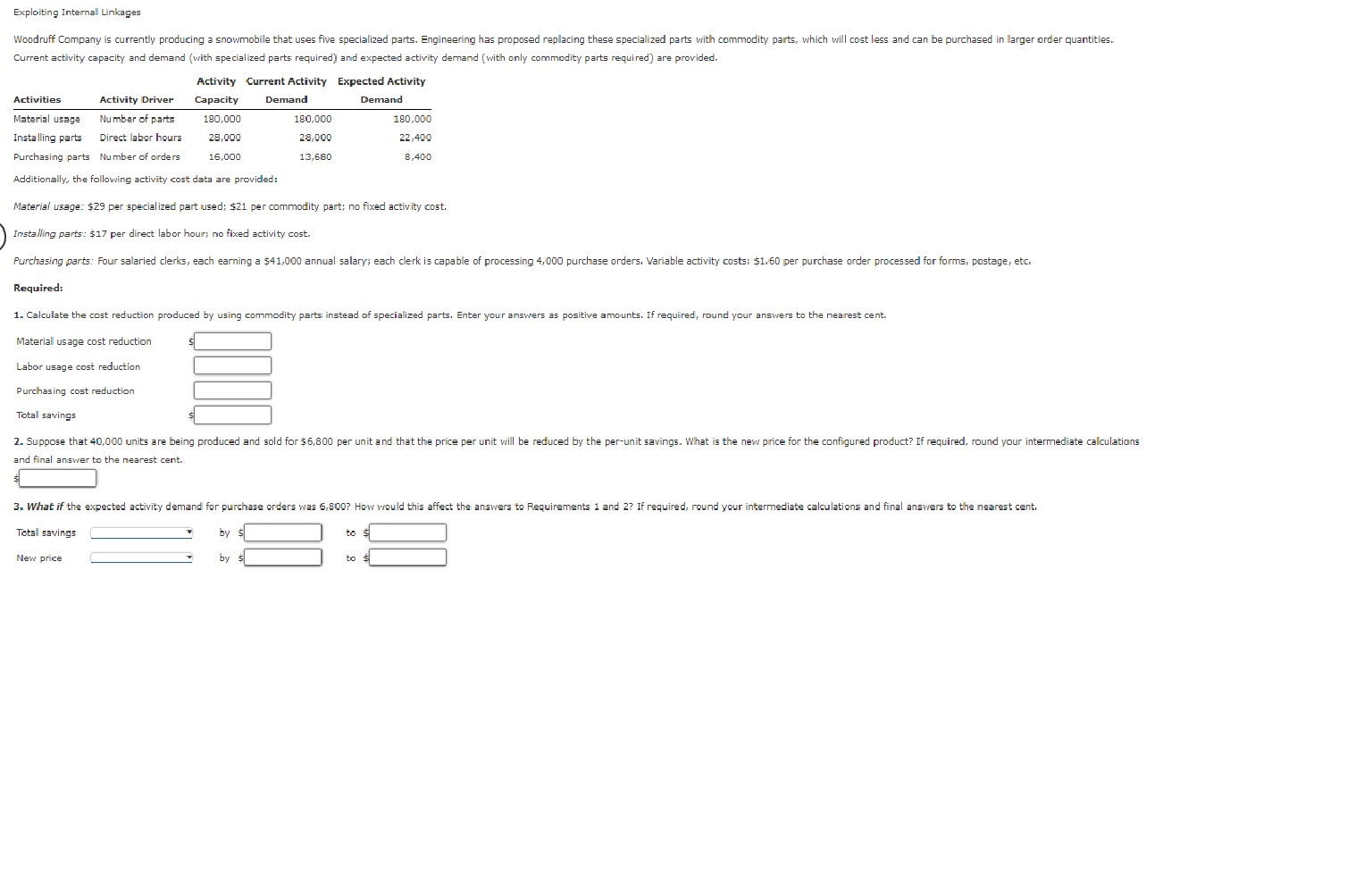 Solved Exploiting Internall Linkages Current activity | Chegg.com
