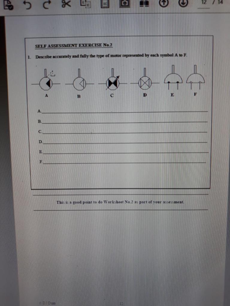 Solved % a 0 SELF ASSESSMENT EXERCISE No.2 1. Describe | Chegg.com