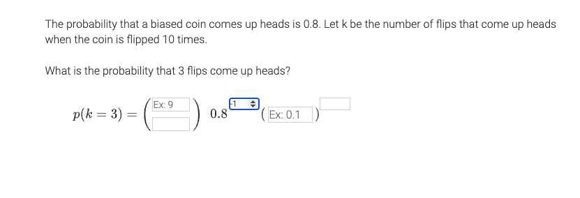 Solved The probability that a biased coin comes up heads is | Chegg.com