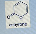 Solved 1. The alpha-pyrone compound shown below performs | Chegg.com