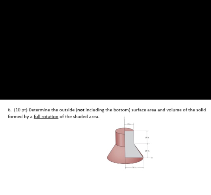 Solved 6 10 Pt Determine The Outside Not Including The 