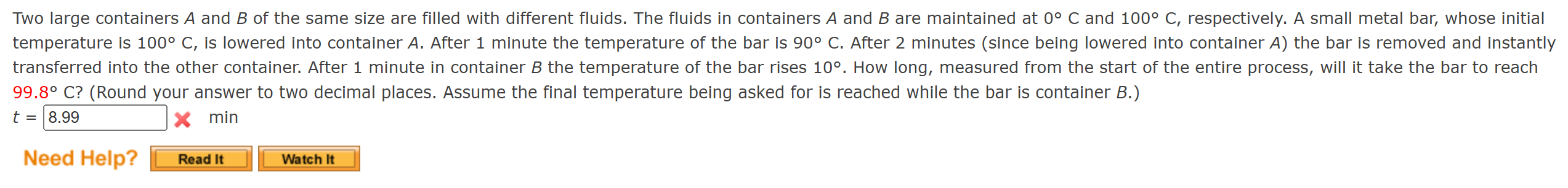 Solved Two large containers A and B of the same size are | Chegg.com