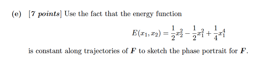 Solved 6 Consider The Autonomous Planar Ordinary