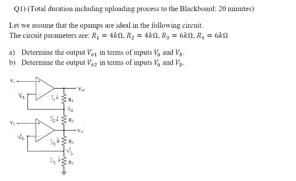 Solved QI) (Total duration including uploading process to | Chegg.com
