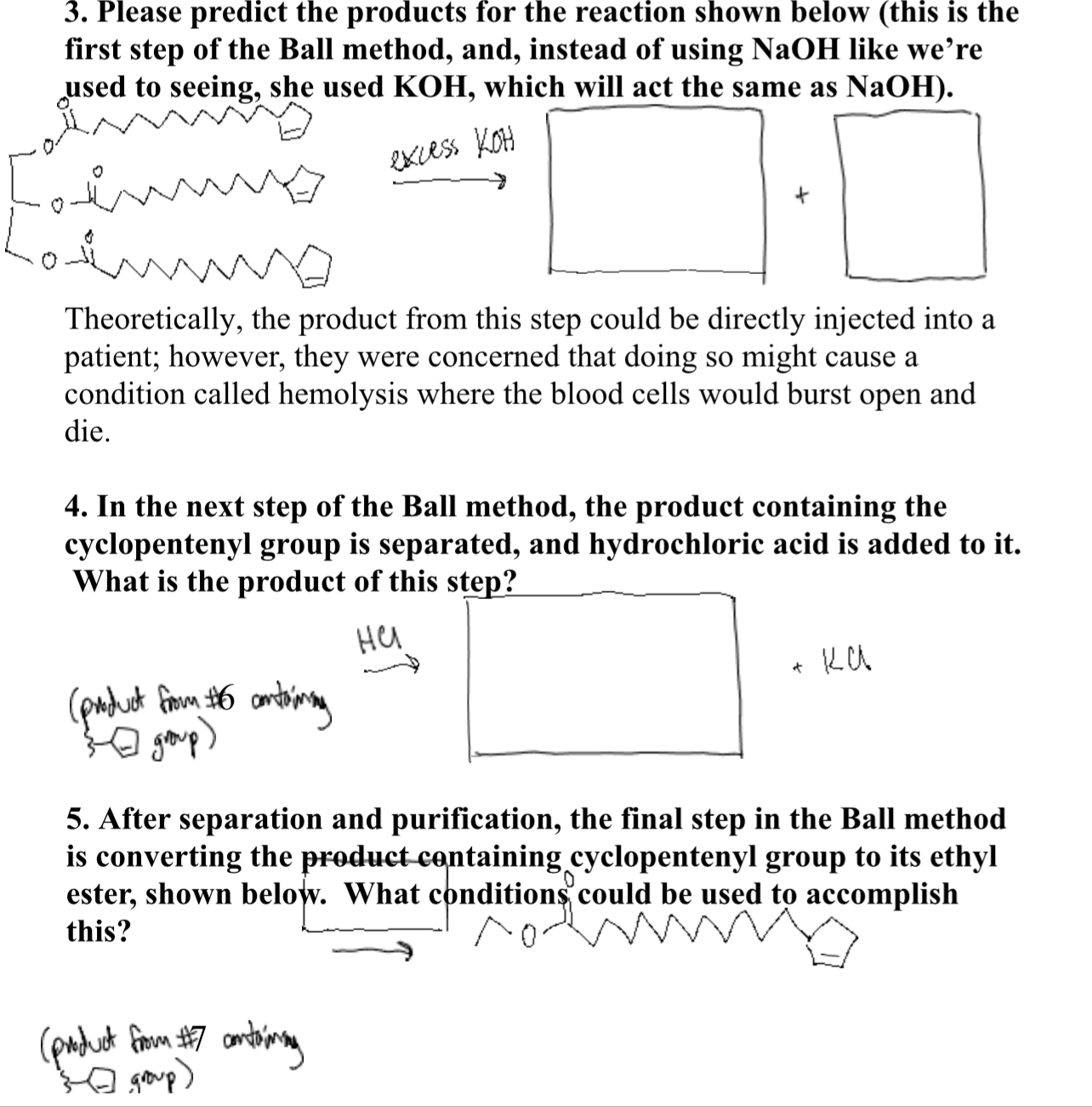 Solved 3. Please predict the products for the reaction shown | Chegg.com