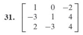 Solved Find the inverses of the matrices in Exercises 29–32, | Chegg.com