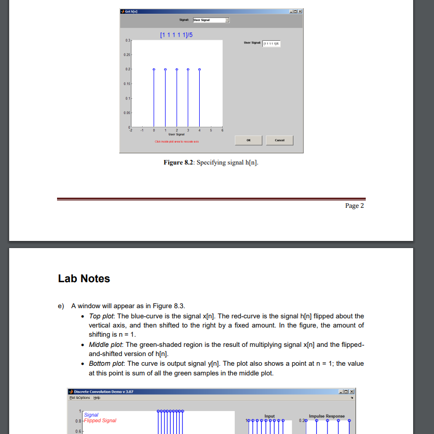 Solved Convolution of Discrete-Time Signals Visualising | Chegg.com