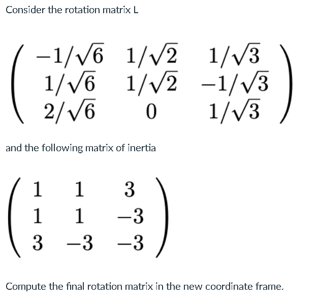 Rotation Matrix 3DRotations