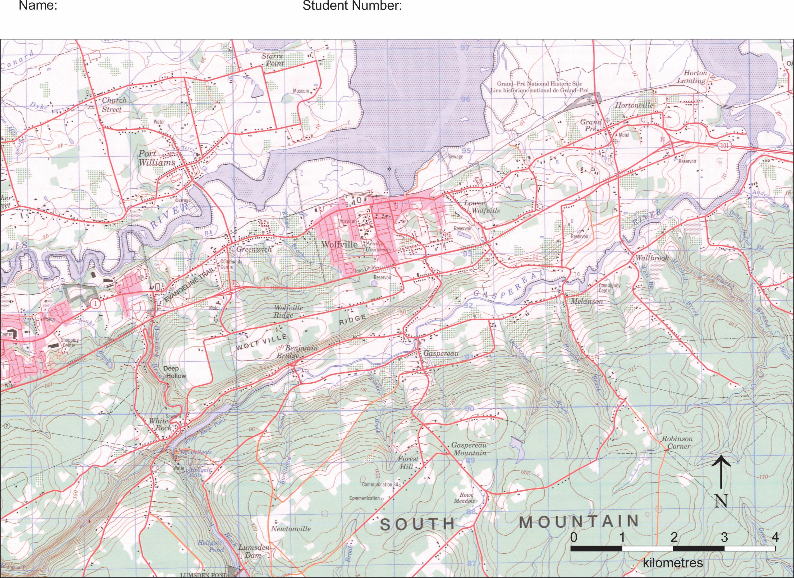 Solved Activity TwoLocate the Gaspereau River on the | Chegg.com