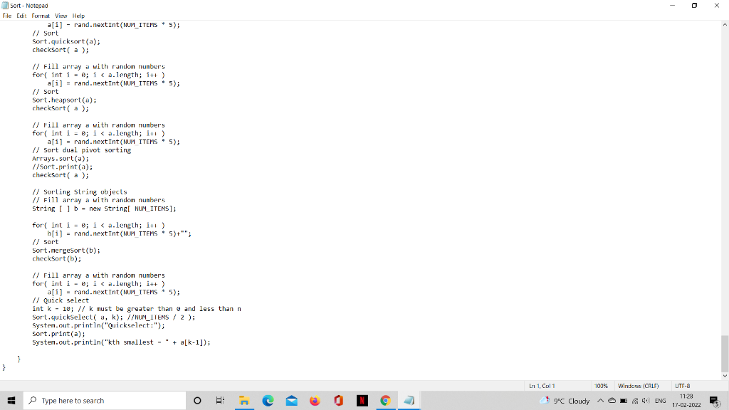 Sequences (1) - Notepad Eile Edit Format View Help | Chegg.com