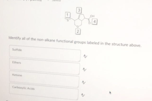 Solved Identify all of the non-alkane functional groups | Chegg.com