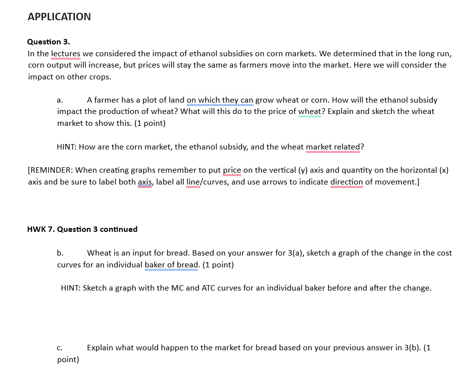 Solved APPLICATIONQuestion 3.In the lectures we considered | Chegg.com
