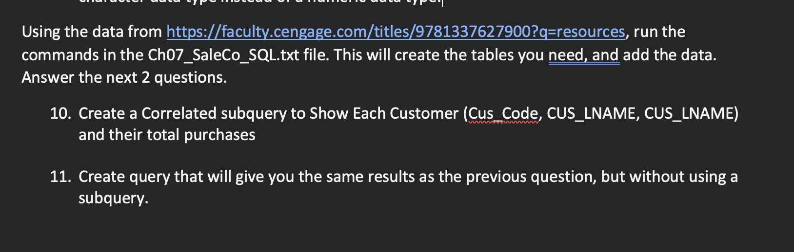 Solved Using the data from | Chegg.com