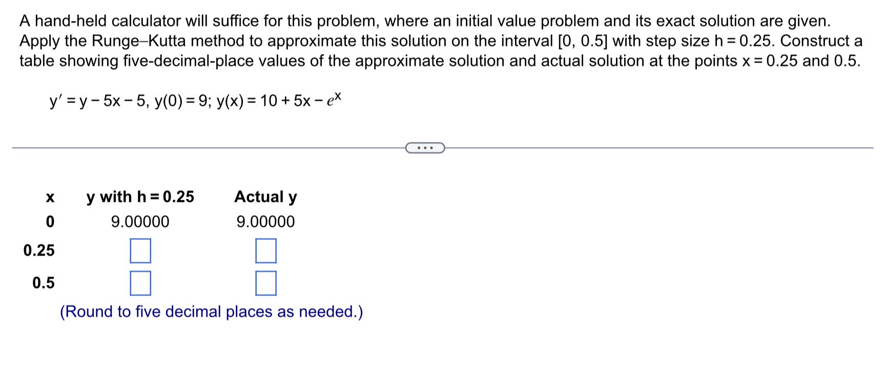 Solved A hand-held calculator will suffice for this problem, | Chegg.com