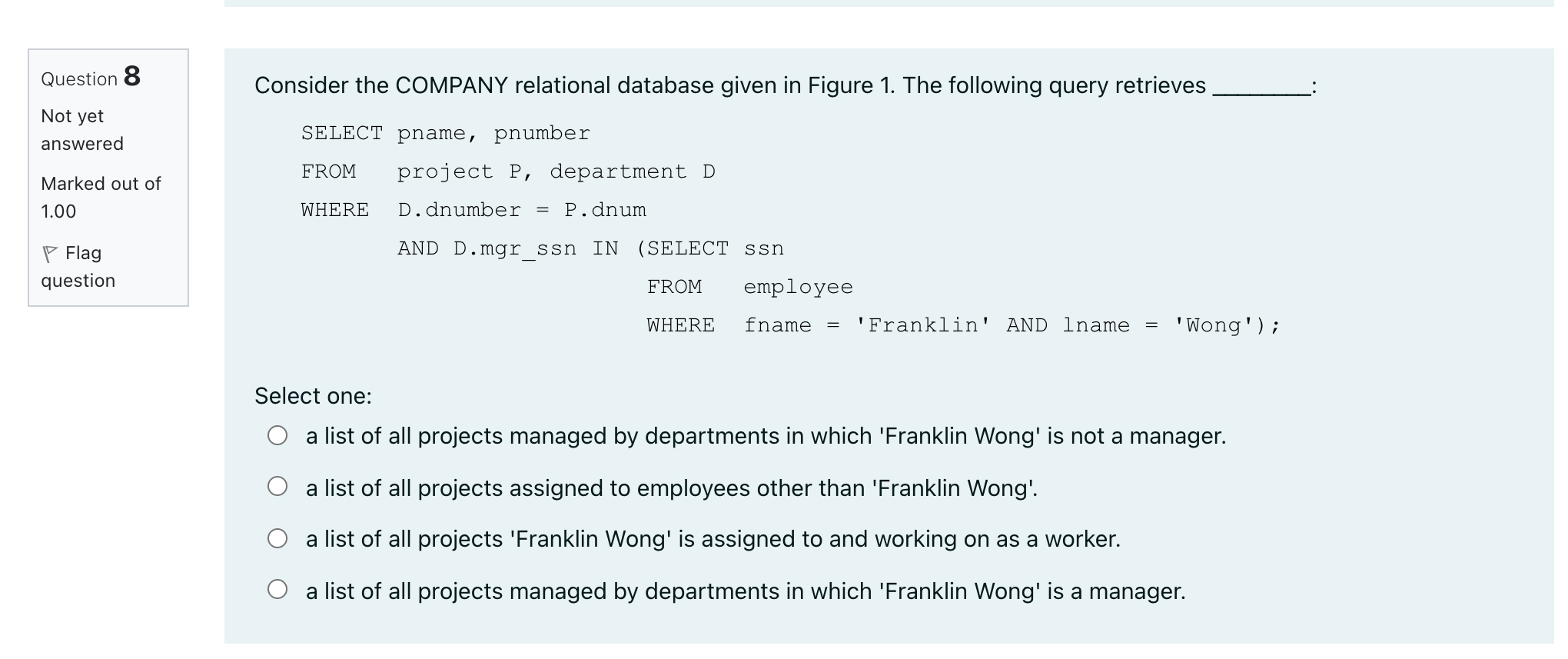 Solved Information Flag question CS371 Course Learning | Chegg.com