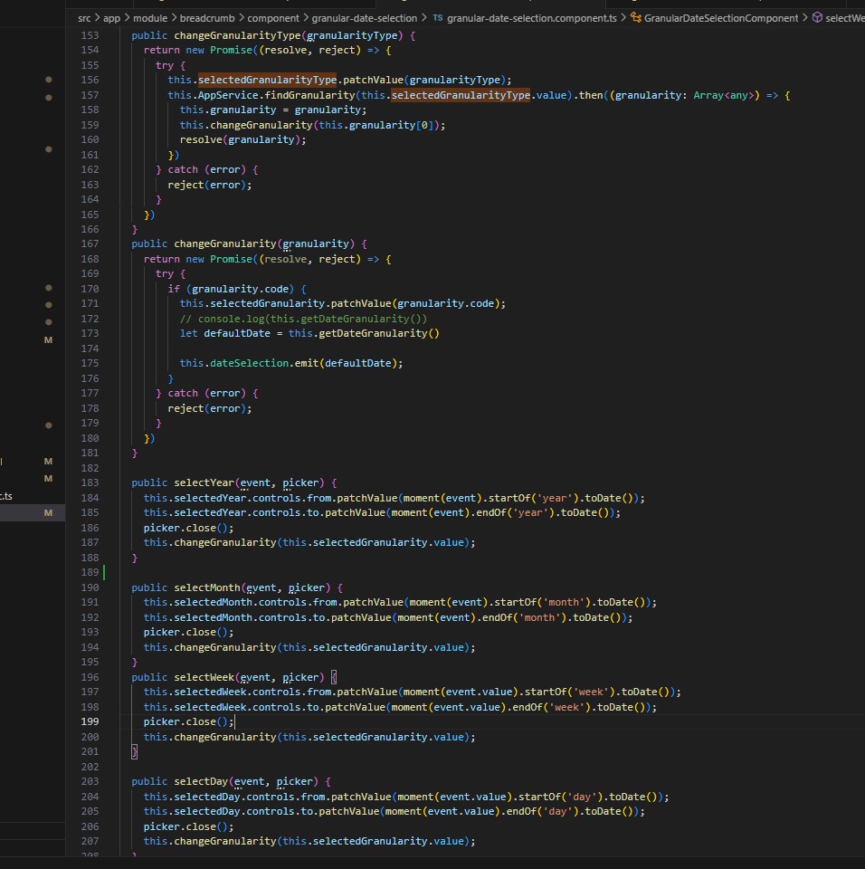 Solved i am using a date picker which is of angular | Chegg.com
