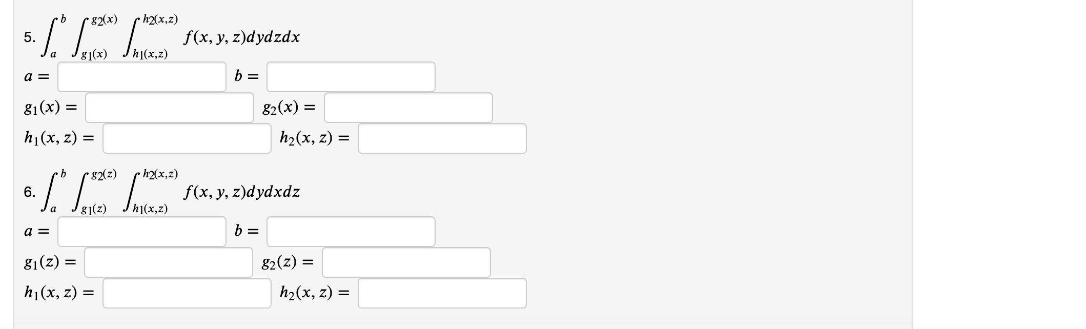 Solved Express The Integral M Sex Y Z Av As An Iterated