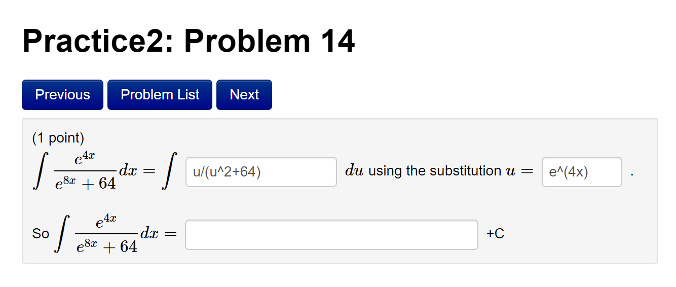 Solved Practice2: Problem 14 Previous Problem List Next (1 | Chegg.com