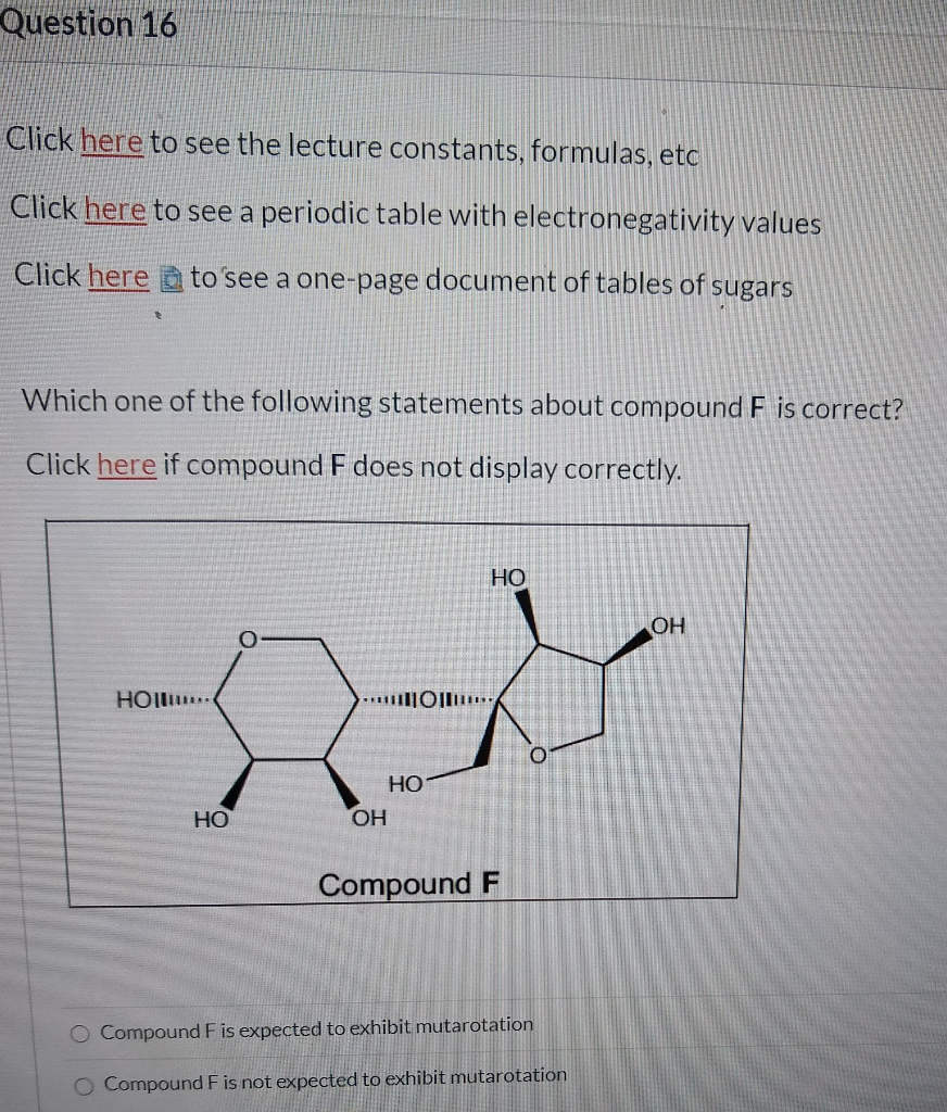 Solved Which one of the following statements about compound | Chegg.com