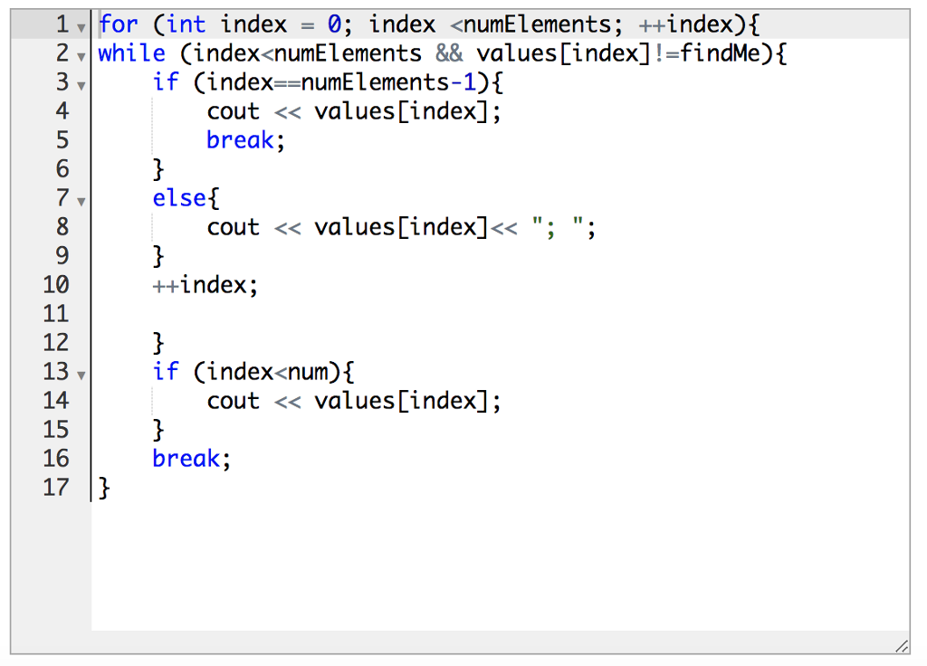 Solved Write code to search a float array named values for | Chegg.com