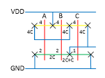 Solved Find the rising and falling propagation delays of an | Chegg.com