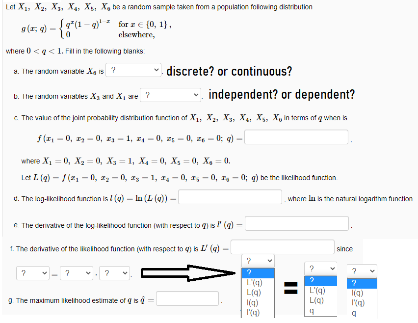 Solved Let X1, X2, X3, X4, X5, X6 be a random sample taken | Chegg.com