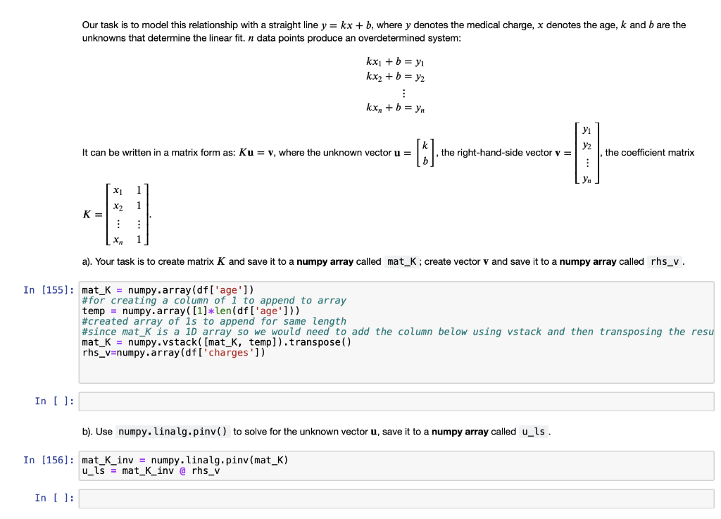 Solved Exercise 3 In this exercise, we will try to find a | Chegg.com