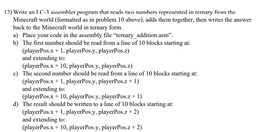 write an LC3 assembly program for all of the | Chegg.com