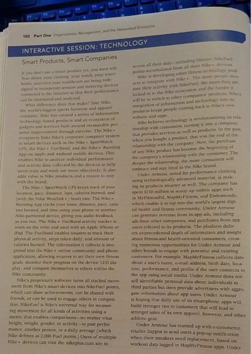 Solved 102 Part One INTERACTIVE SESSION: TECHNOLOGY Smart | Chegg.com