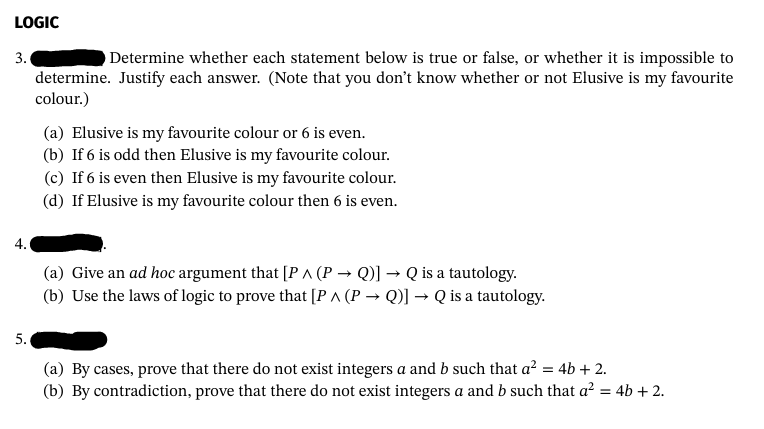 Solved 3.Determine whether each statement below is true or | Chegg.com
