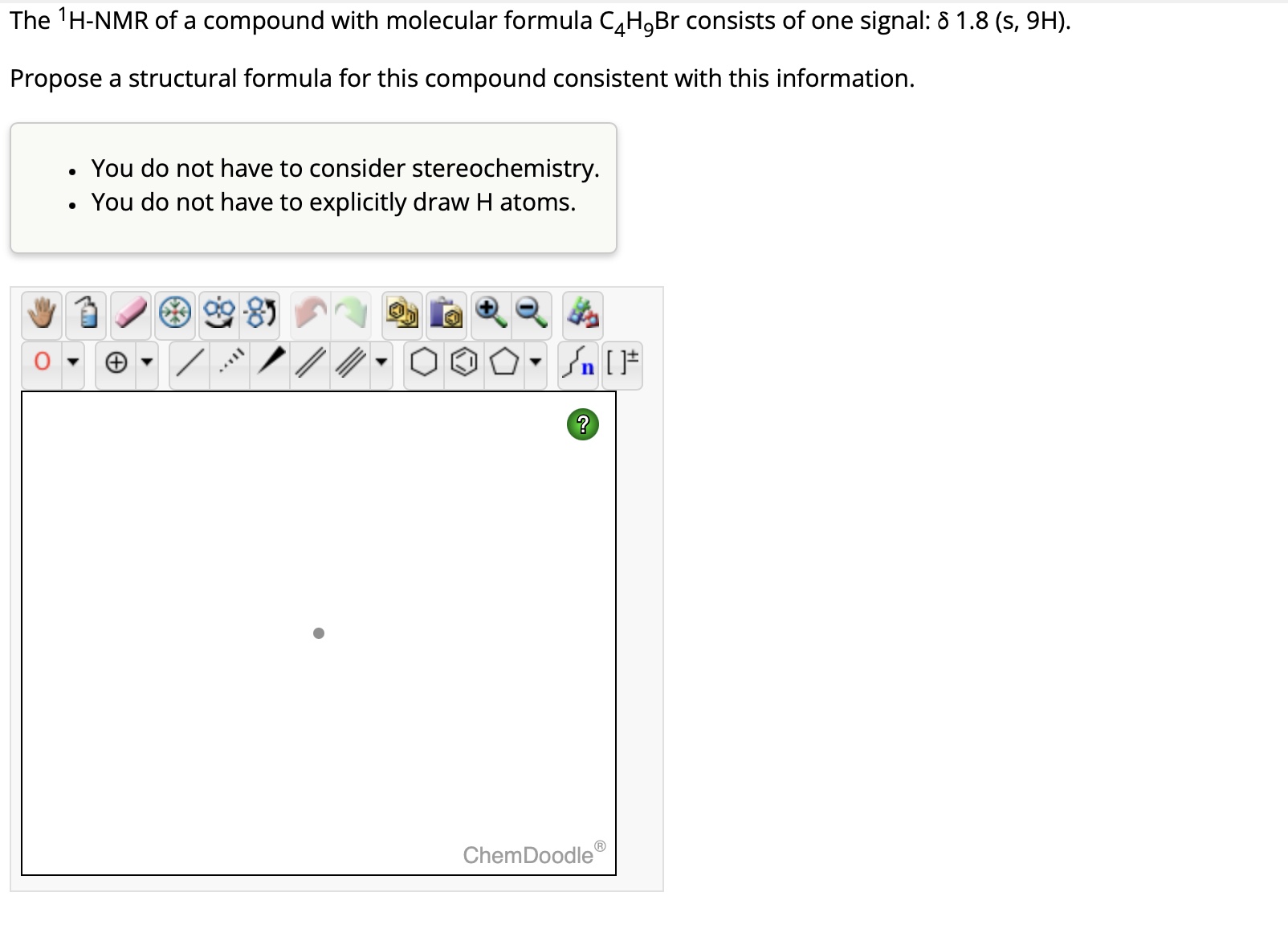 Solved The ?1H-NMR ﻿of a compound with molecular formula | Chegg.com