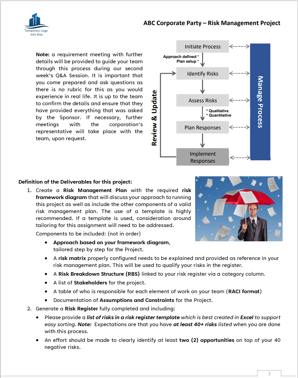 ABC Corporation Risk Assessment - ABC Corporate | Chegg.com
