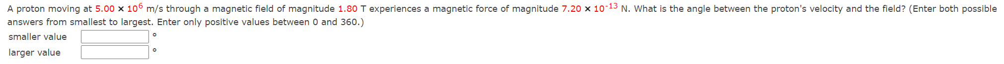 Solved answers from smallest to largest. Enter only positive | Chegg.com
