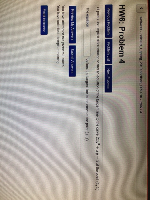 Solved HW6: Problem 4 | Chegg.com