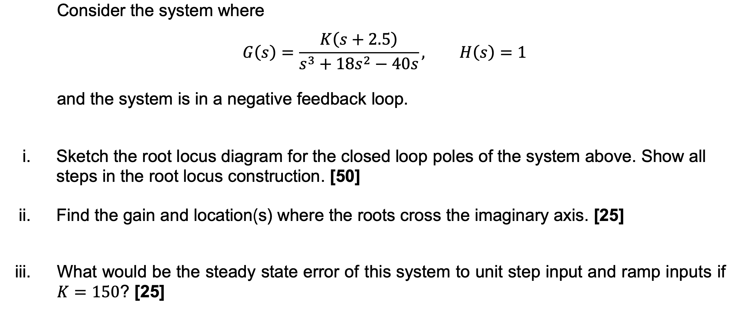 Solved Consider the system where | Chegg.com