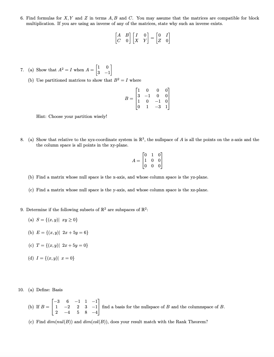 Solved Solve all questions. Write clear, organized, | Chegg.com