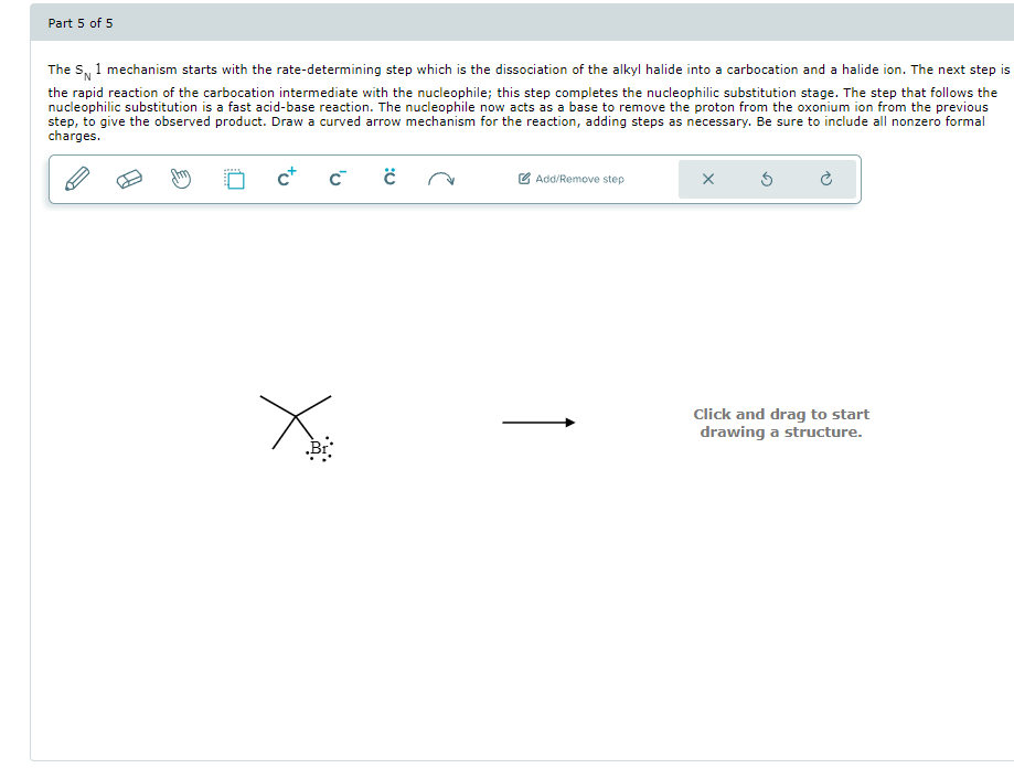 Solved Consider the mechanism for the given nucleophilic | Chegg.com