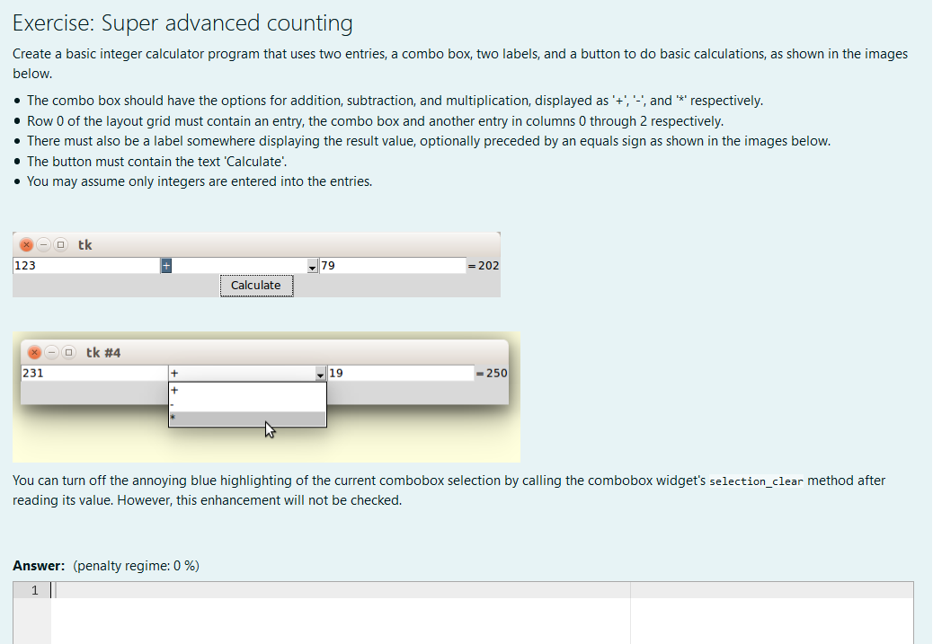 Solved Exercise: Super advanced counting Create a basic | Chegg.com